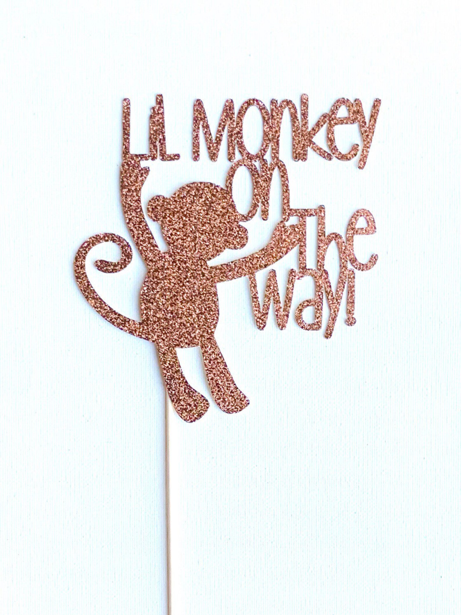 Monkey Cake Topper, Baby Shower Cake Topper - Etsy