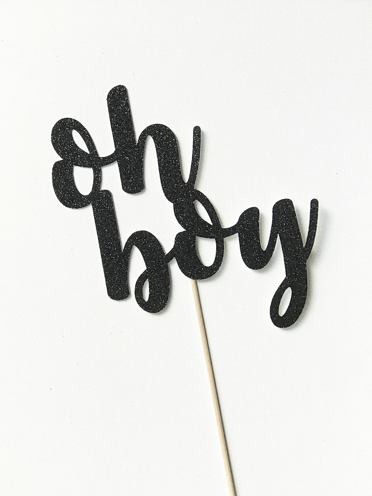 Oh Boy Cake Topper - Etsy