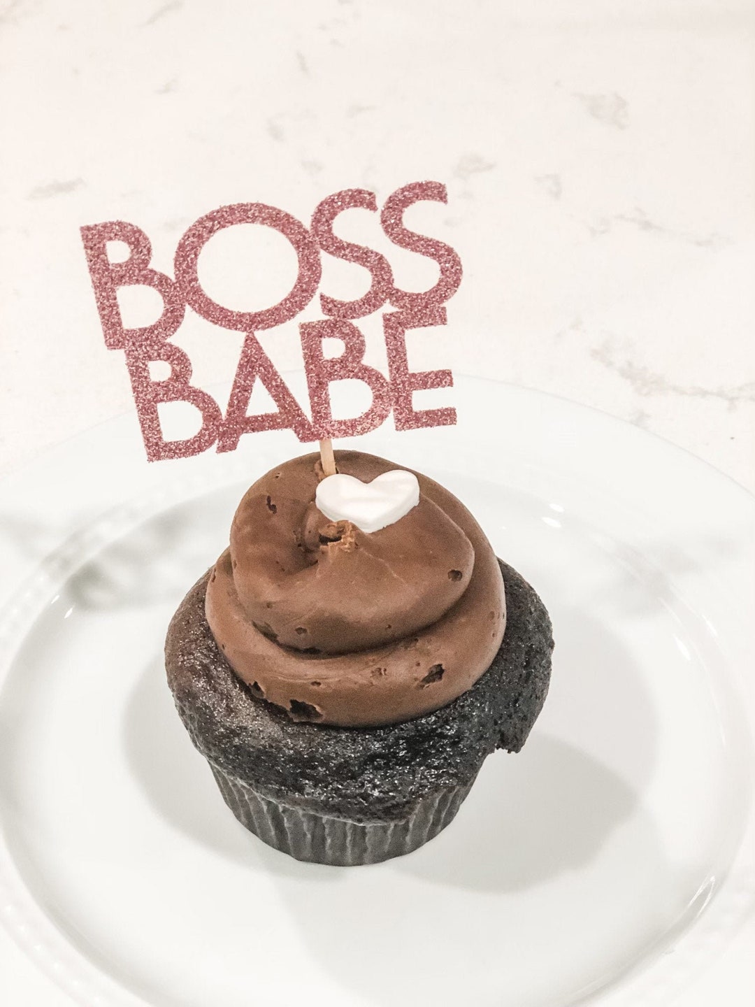 Boss Babe Cupcake Toppers, Girl Boss Cupcake Toppers - Etsy
