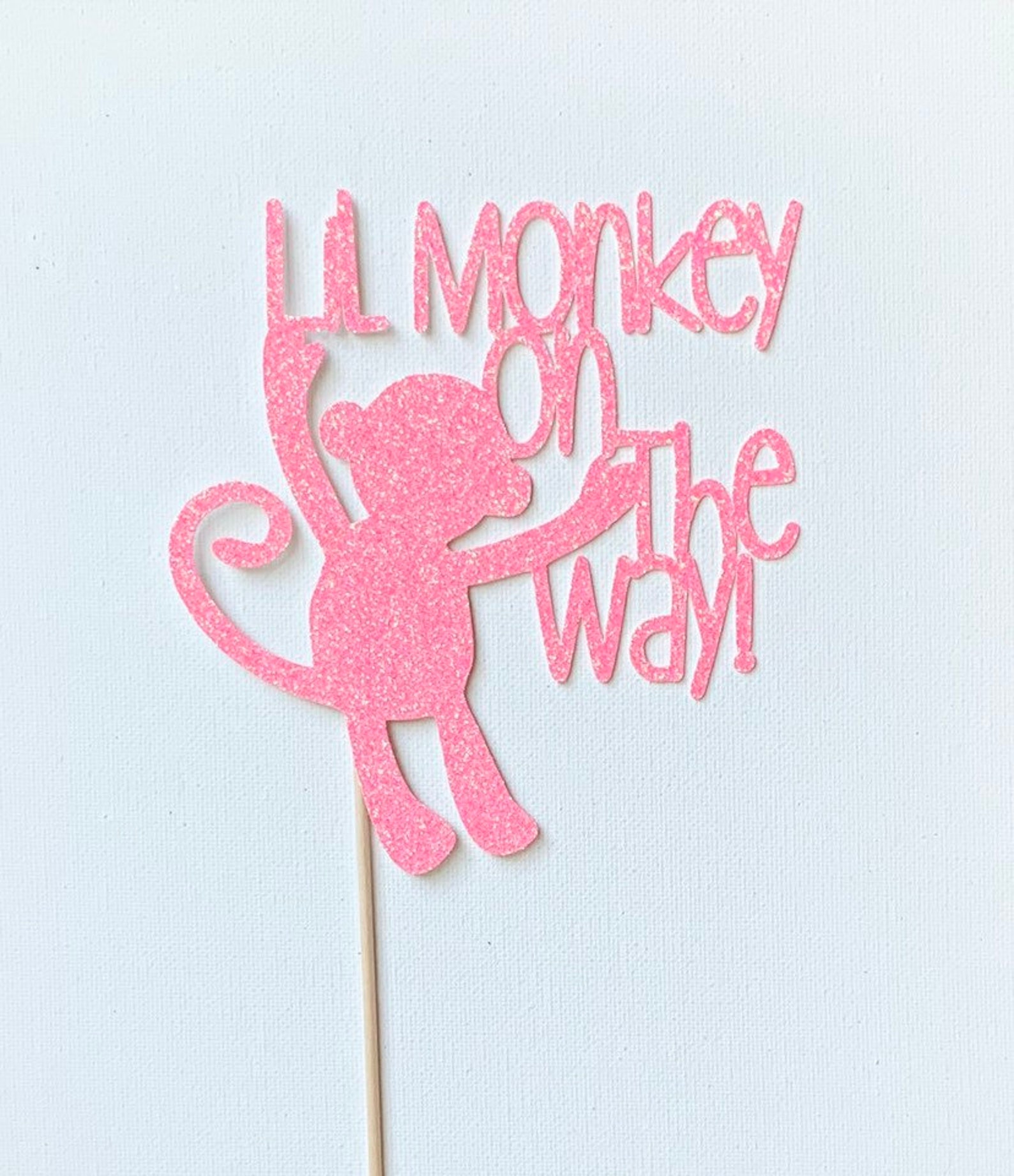 Monkey Cake Topper Baby Shower Cake Topper - Etsy