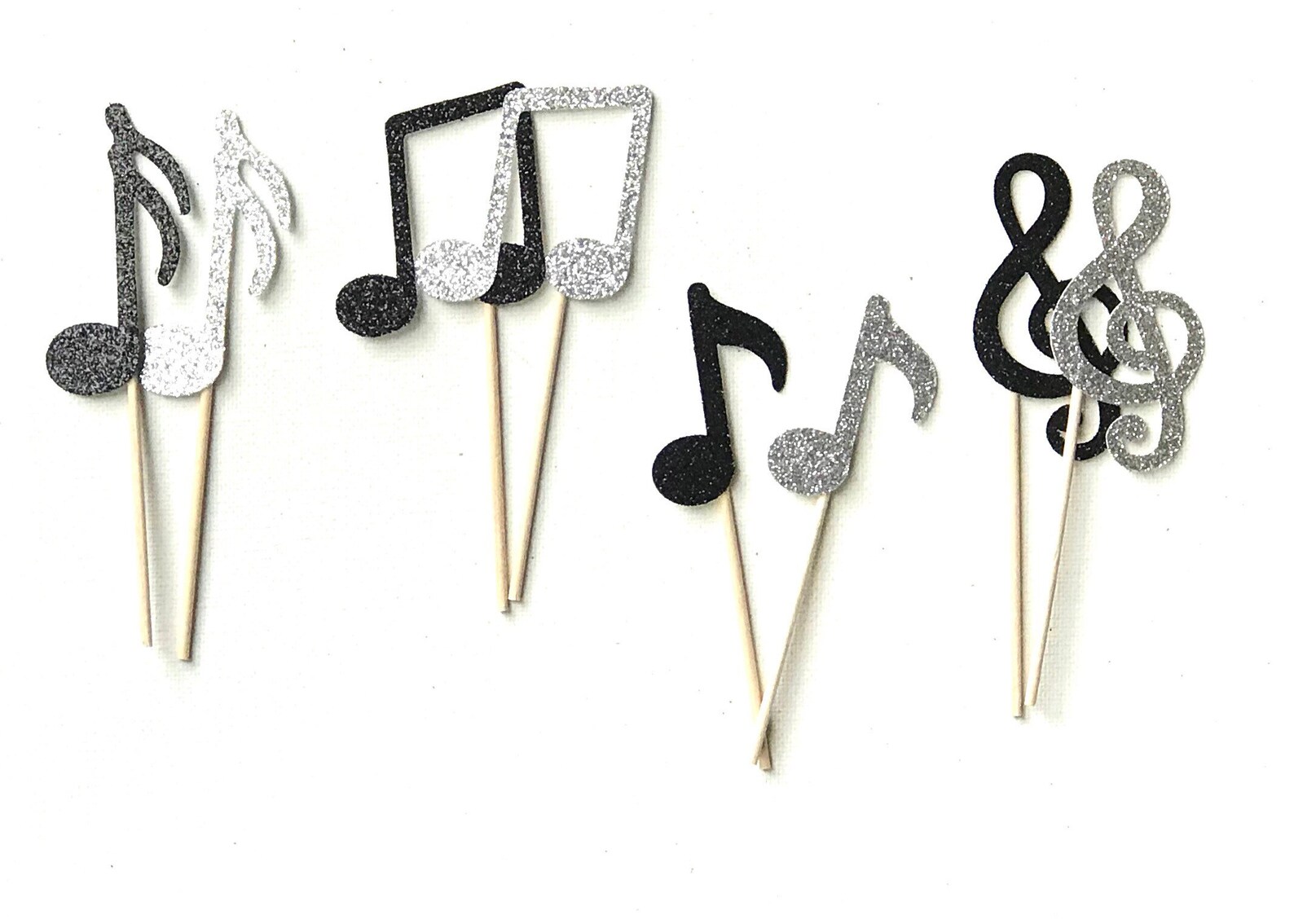 Music Notes Cupcake Toppers Musical Notes Cupcake Toppers | Etsy