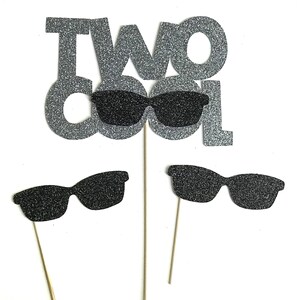 Two Cool Cake Topper, Second Birthday Cake Topper, Turning Two Cake ...