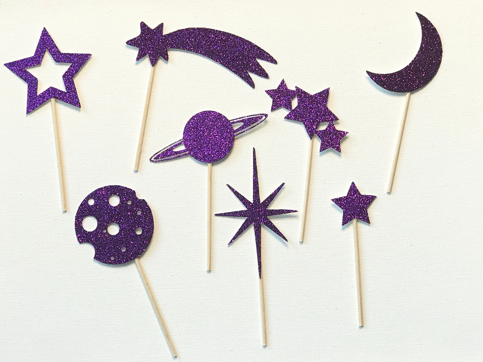 Solar System Theme Cupcake Toppers, Solar System Cupcake Toppers, Outer ...