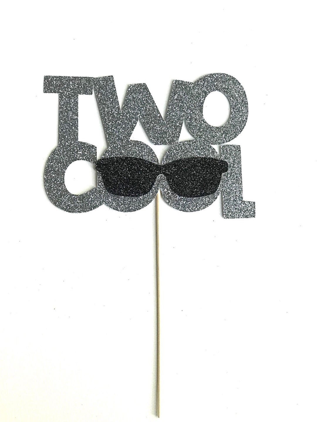 Two Cool Cake Topper, Second Birthday Cake Topper, Turning Two Cake ...