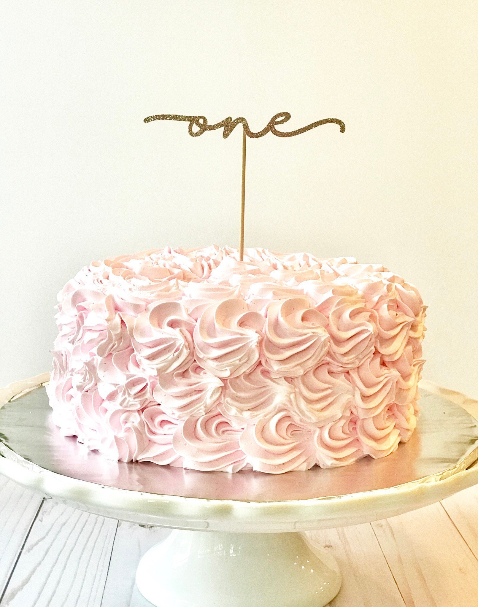 One Cake Topper First Birthday Cake Topper | Etsy