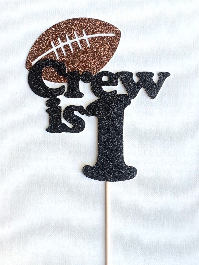 Personalized Football Cake Topper - Etsy