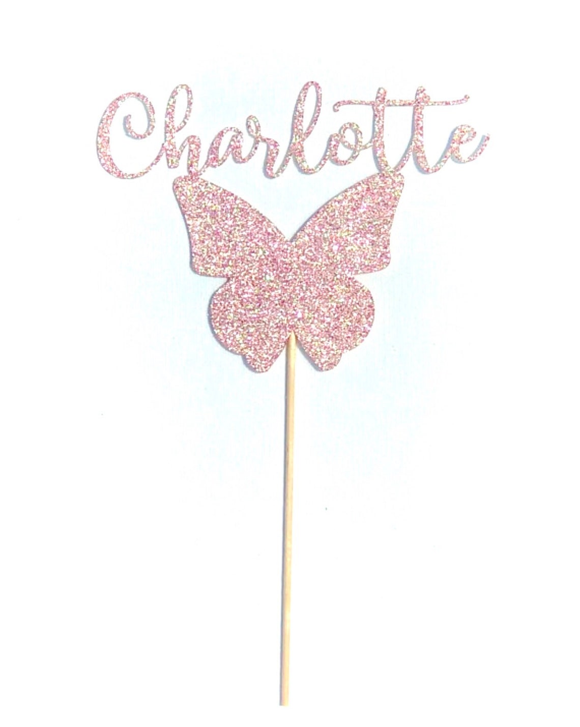 Personalized Butterfly Cake Topper - Etsy