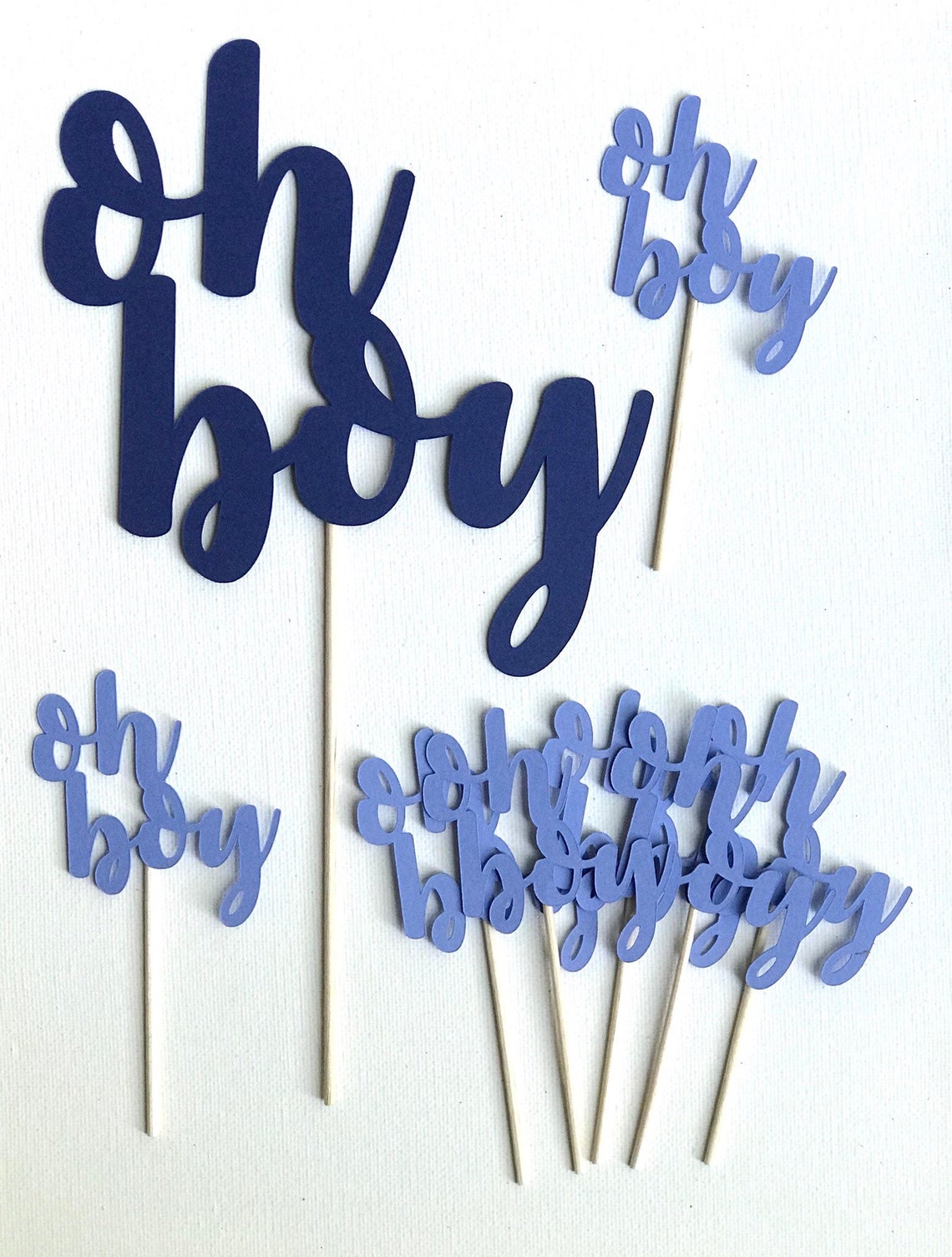 Oh Boy Cake Topper - Etsy