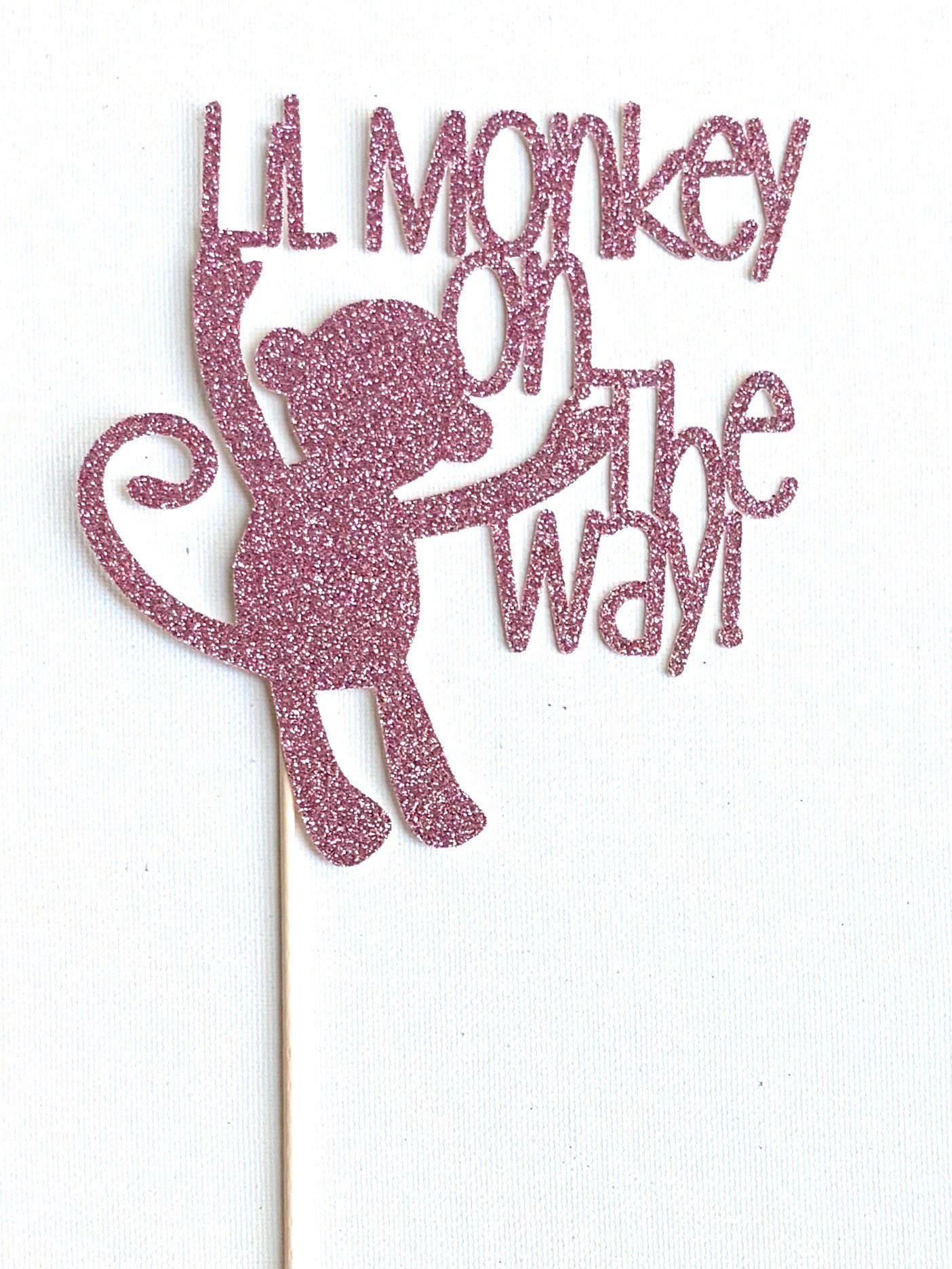 Monkey Cake Topper Baby Shower Cake Topper - Etsy