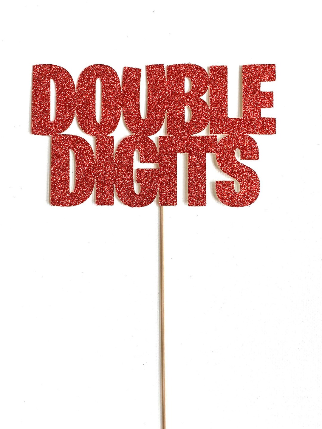 Double Digits Cake Topper, Tenth Birthday - Etsy