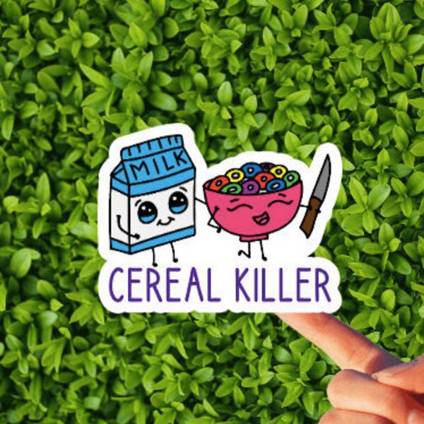Cereal Killer Sticker - Etsy