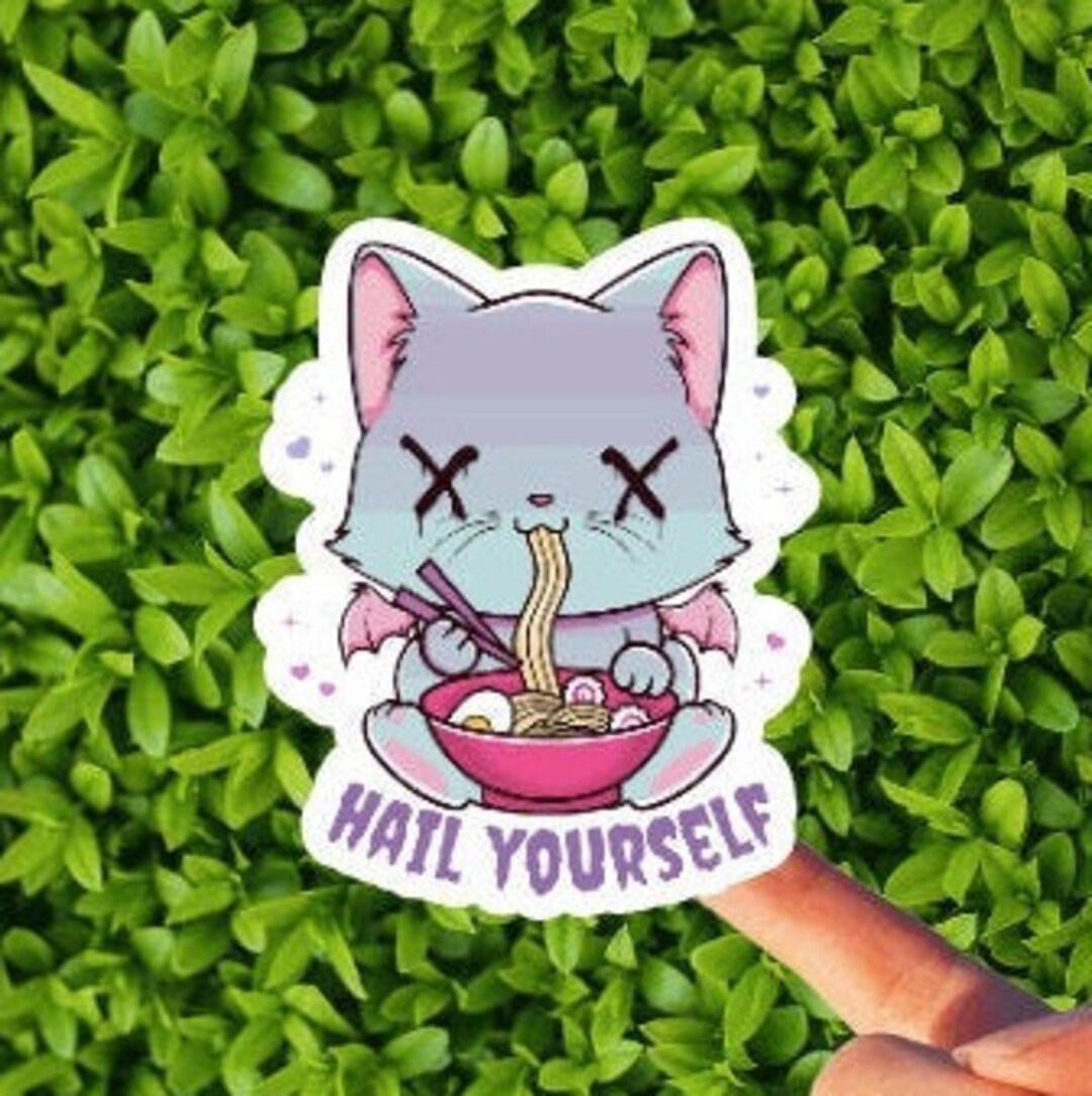 Hail Yourself Vinyl Sticker Decal / Last Podcast on the Left / Goth ...