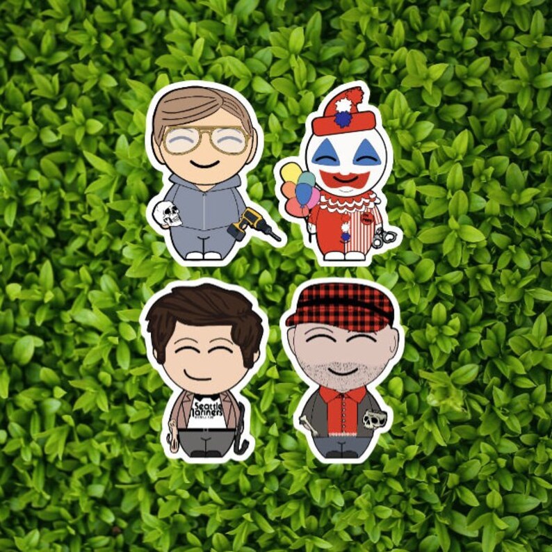 Spooky Villain Sticker | 3 Inch Glossy Vinyl Decal - Etsy
