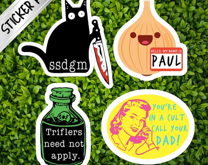 My Favorite Murder Quote Stickers - Mature - MFM Podcast Stickers ...