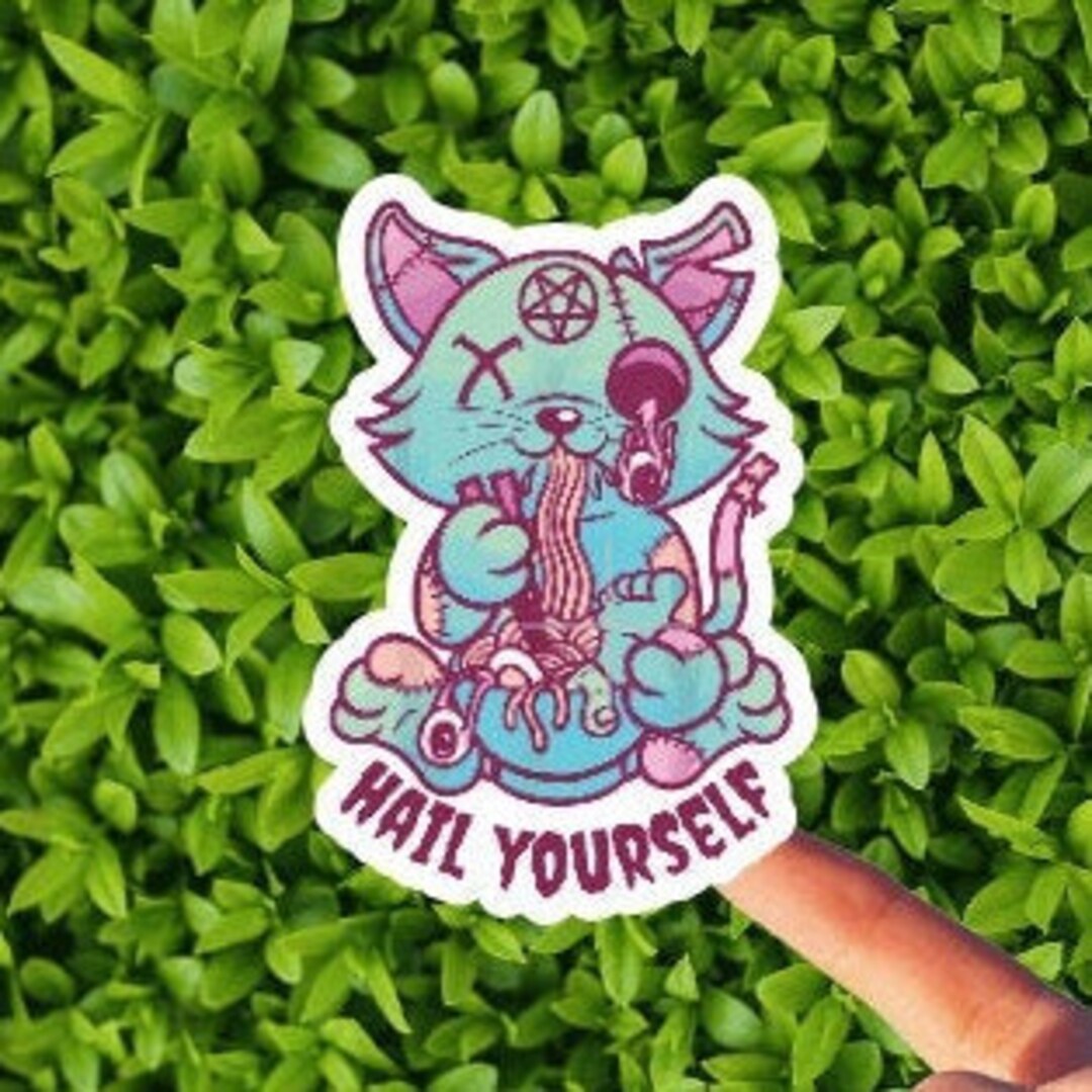 Hail Yourself Vinyl Sticker Decal / Last Podcast on the Left / Goth ...