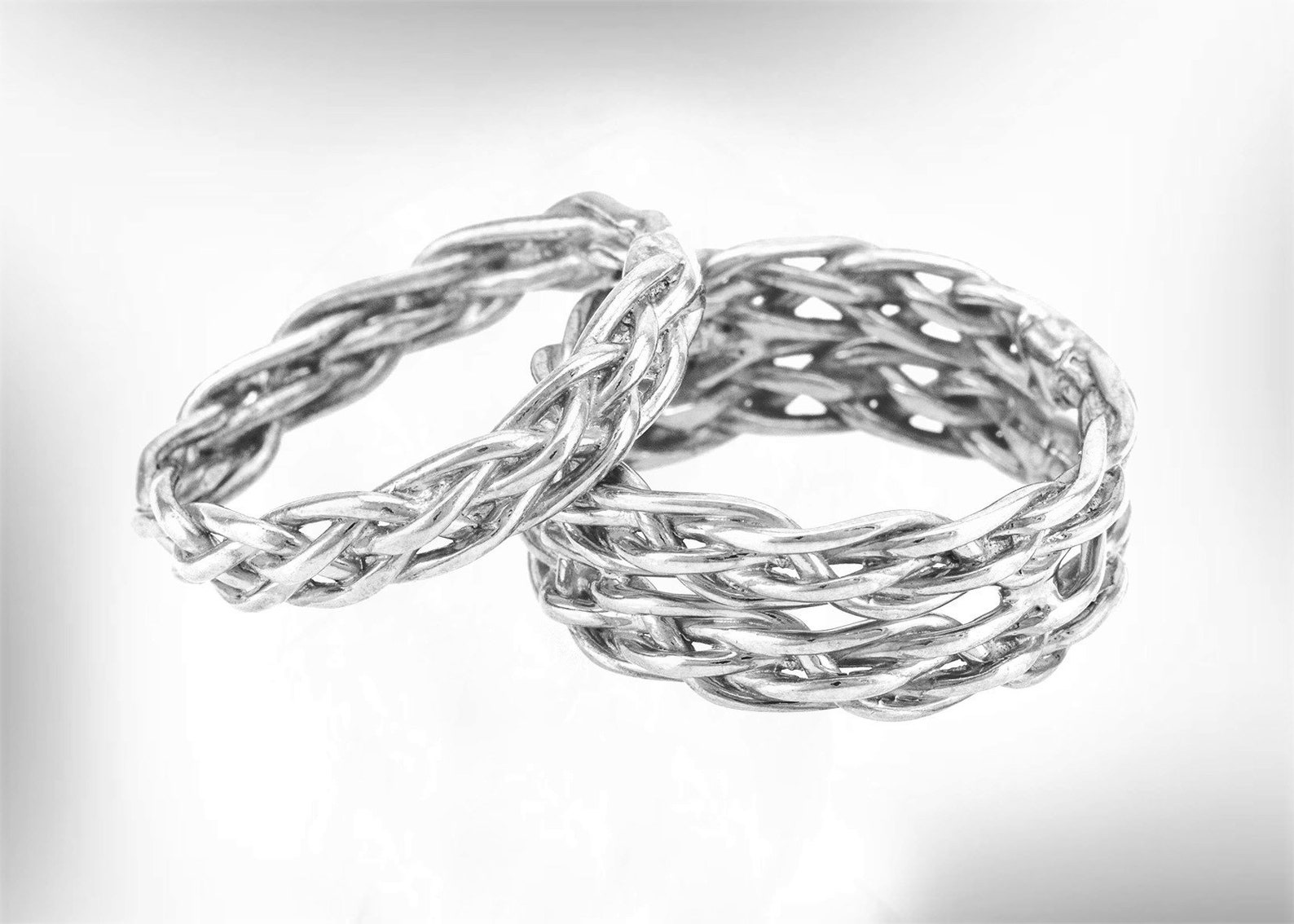 Wedding Rings Women Gold Braided Ring for Women Unique - Etsy