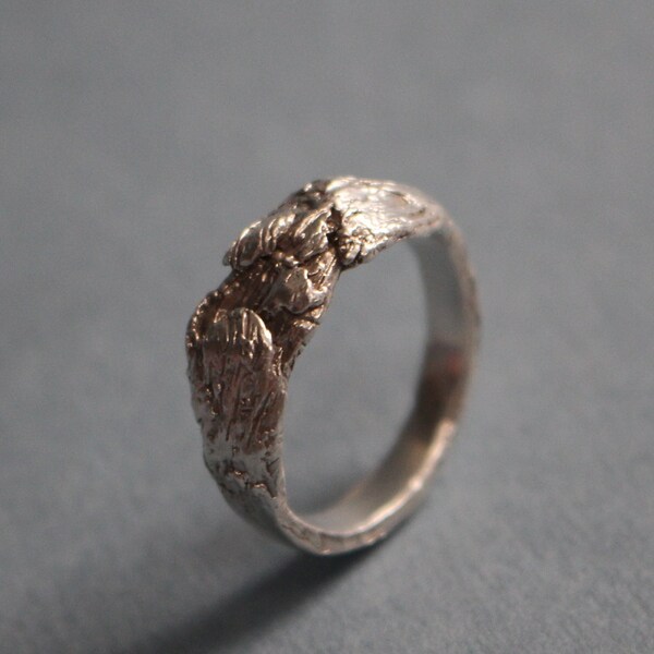 Textured Ring Band - Etsy
