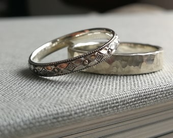 Rustic Wedding Ring | Etsy