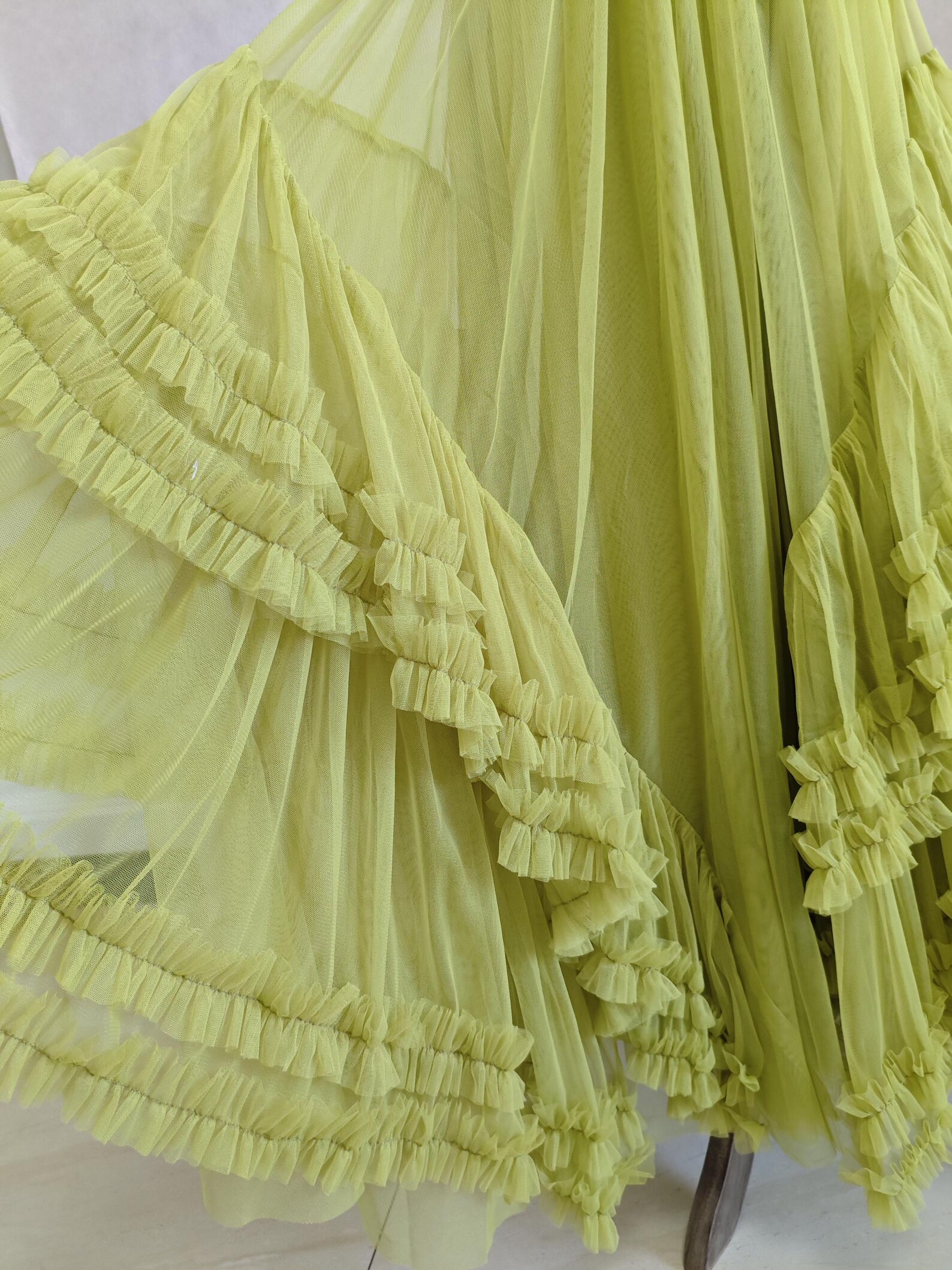 Romantic Layered Tulle Long Skirt,plus Size Tulle Mesh Skirt,handmade ...