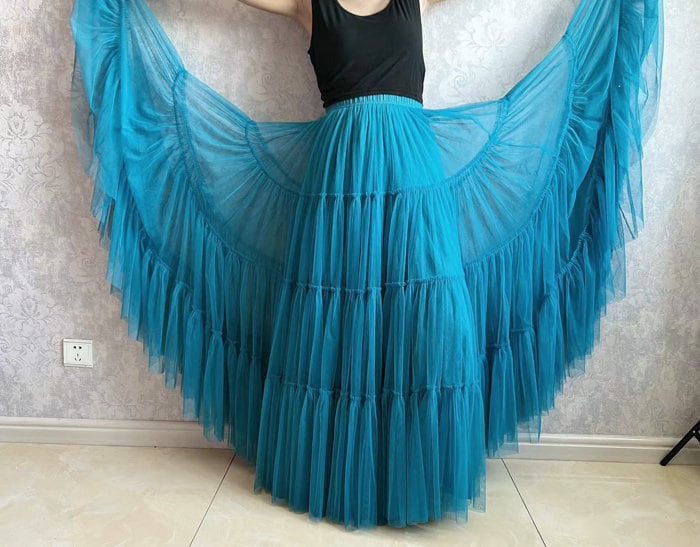 Tulle Skirt: Women's A-line Swing Dance Skirt,plus Size Ball Skirt ...