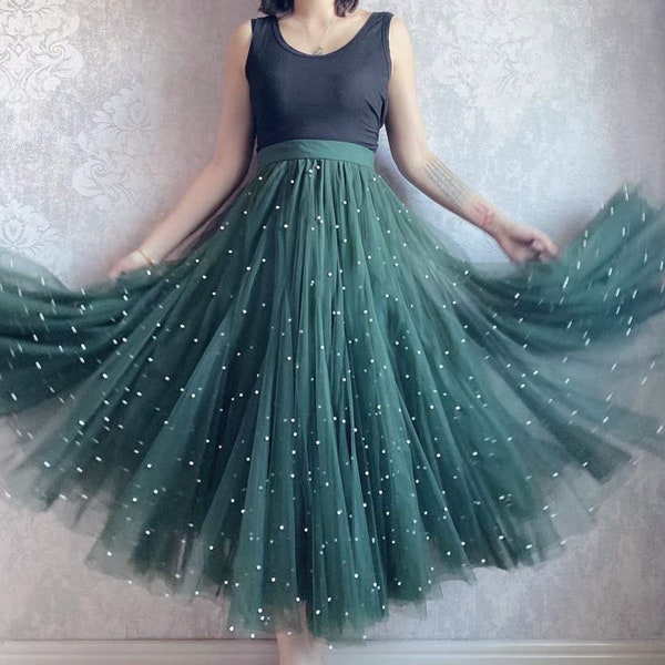 Layered Tulle Skirt - Etsy