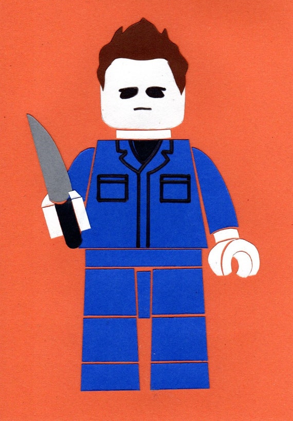 Lego Michael Myers Decals Check Out This Custom Lego Myers House