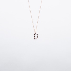 Monogram D, Alphabet, Initial Necklace, Letter Necklace 925 Sterling ...