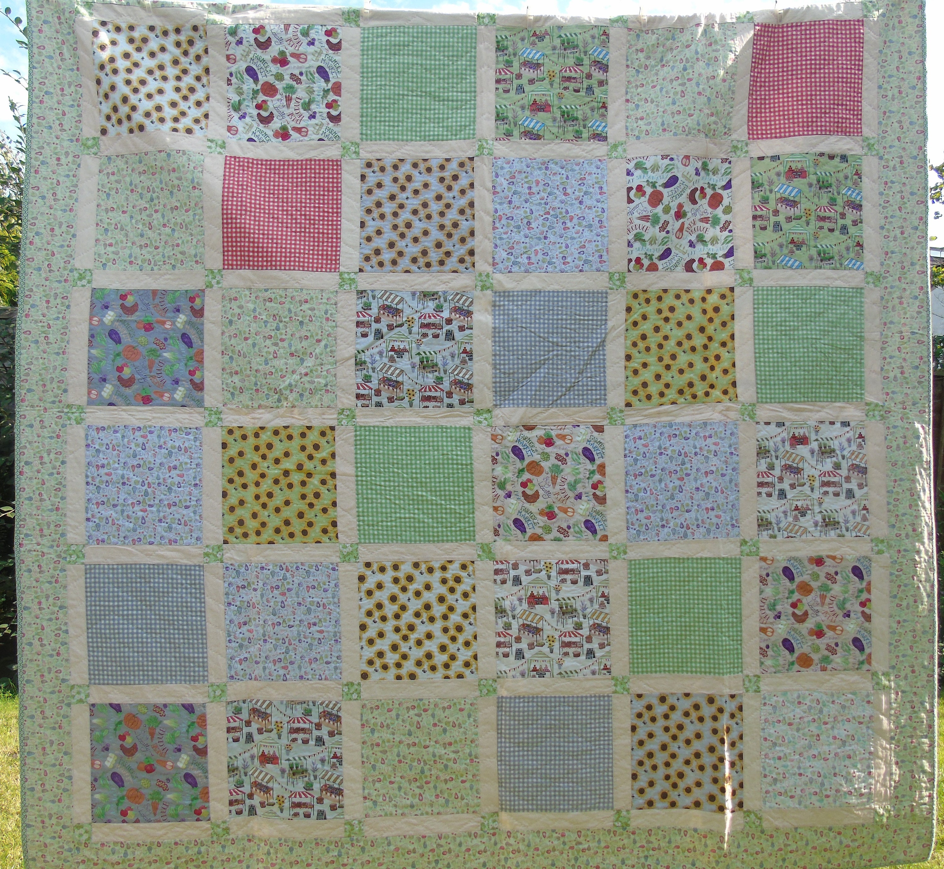 Handmade Patchwork Quilt, Single Bed, Sofa Throw - Etsy UK
