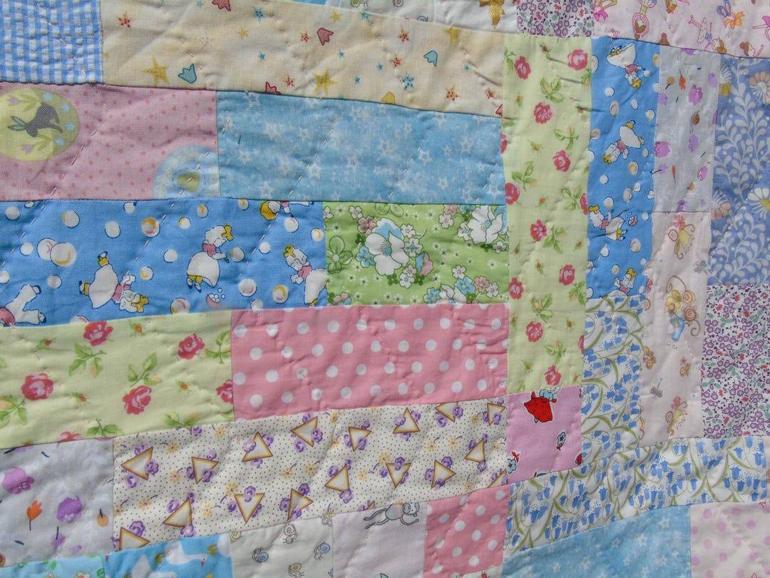 Handmade Patchwork Baby Quilt, Playmat - Etsy