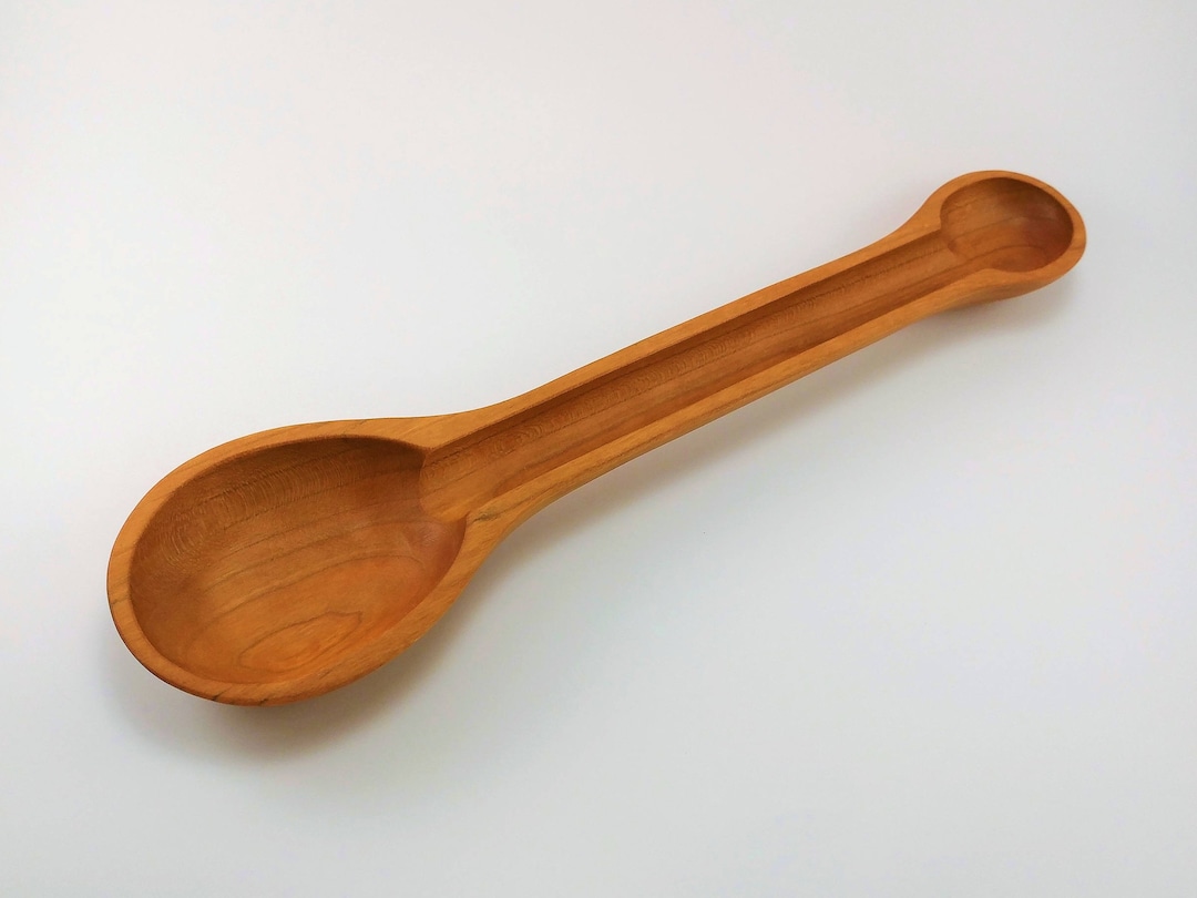 Taste Testing Spoon (wooden, Cherry Wood) - Etsy