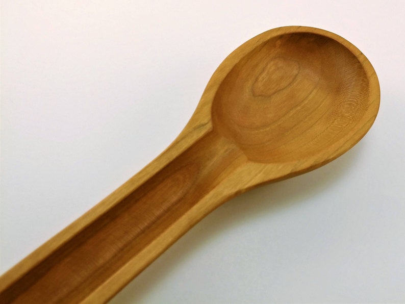 Taste Testing Spoon (wooden, Cherry Wood) - Etsy