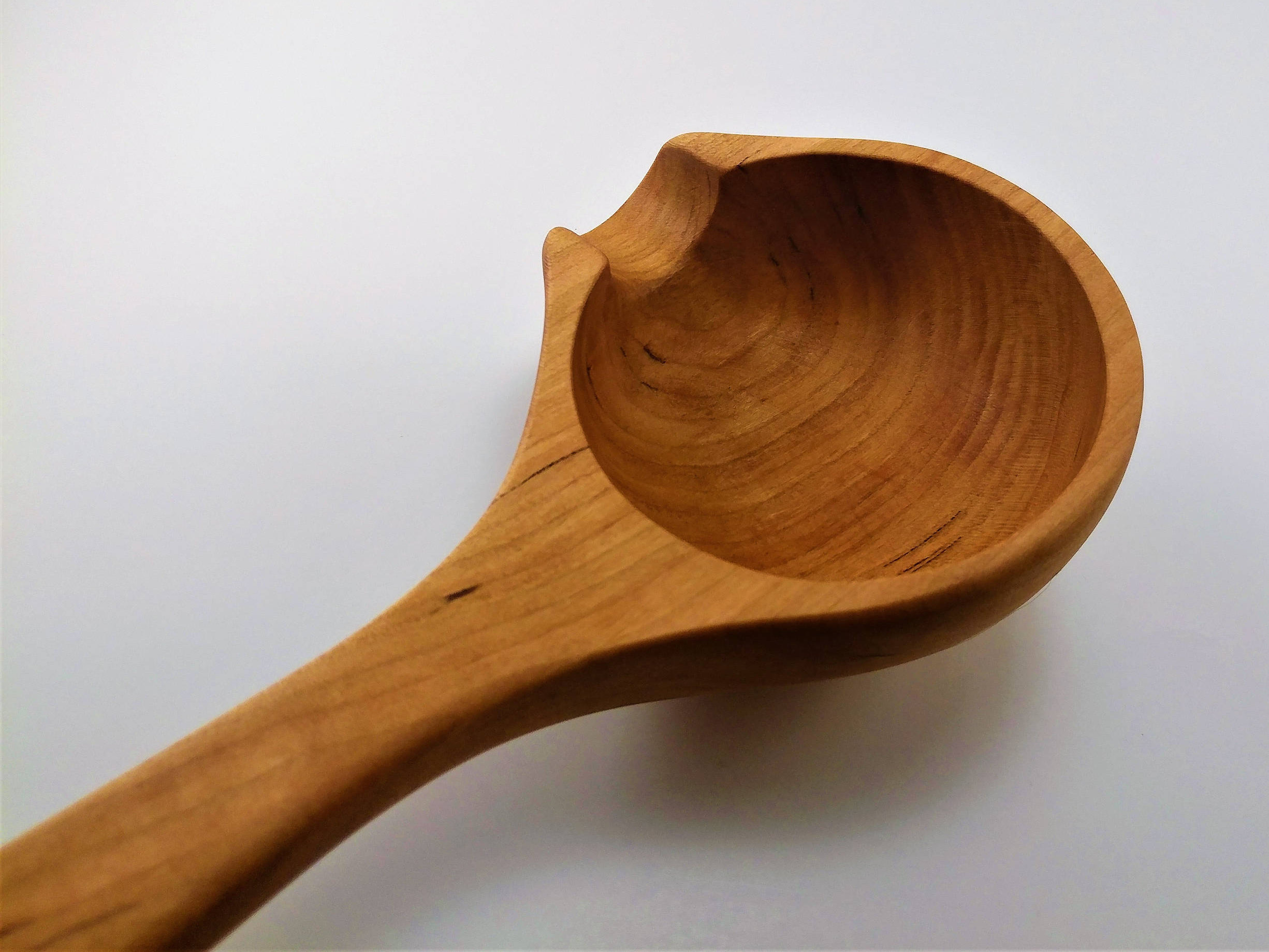 Serving Spoon wooden Cherry Wood - Etsy