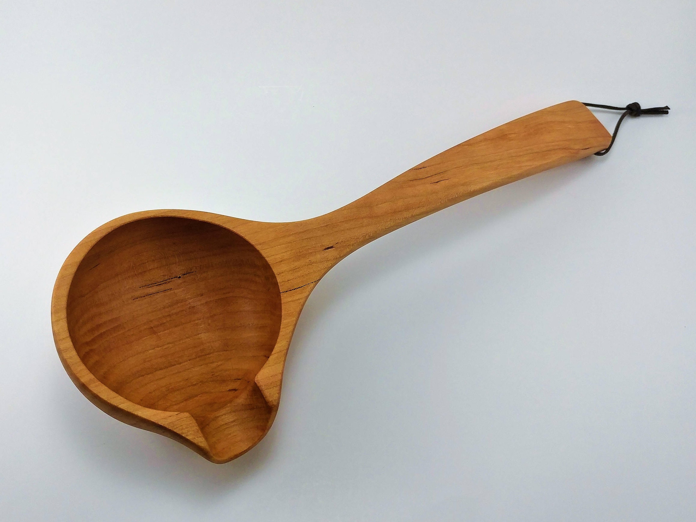 Serving Spoon wooden Cherry Wood - Etsy