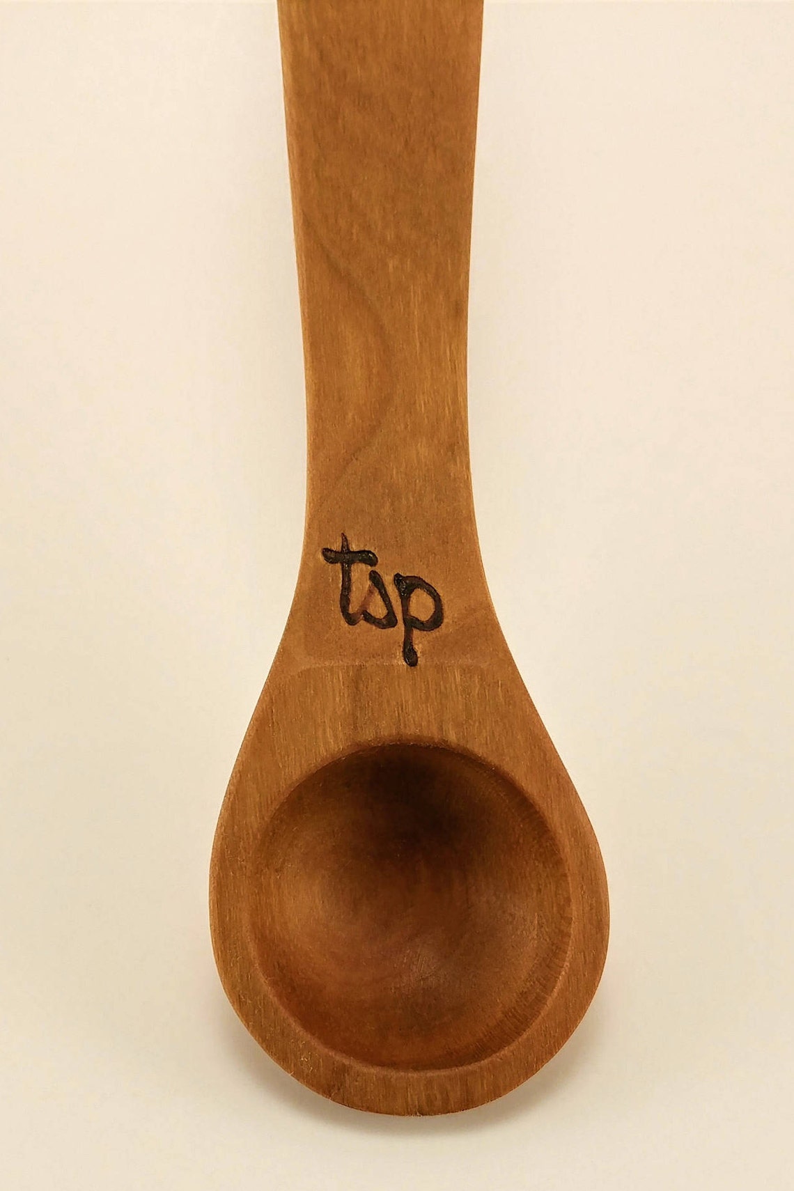 Two Headed Measuring Spoon (wooden, Cherry Wood) - Etsy