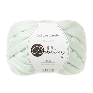 NEW! Bobbiny Cotton Candy Roving, 100 % Recycled Cotton - Etsy
