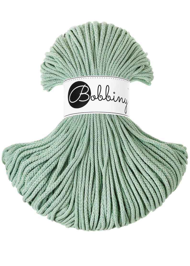Bobbiny Braided Cord, "aloe" 3mm, 5mm, 9mm (108 Yards/100m) - Etsy