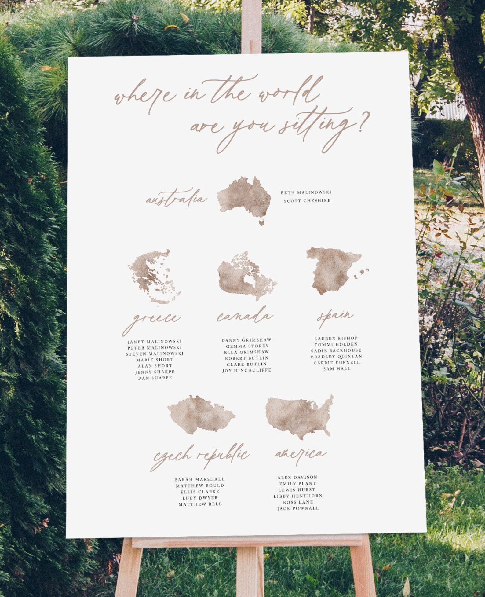 Countries Travel Table Plan World Map Wedding Seating Chart - Etsy