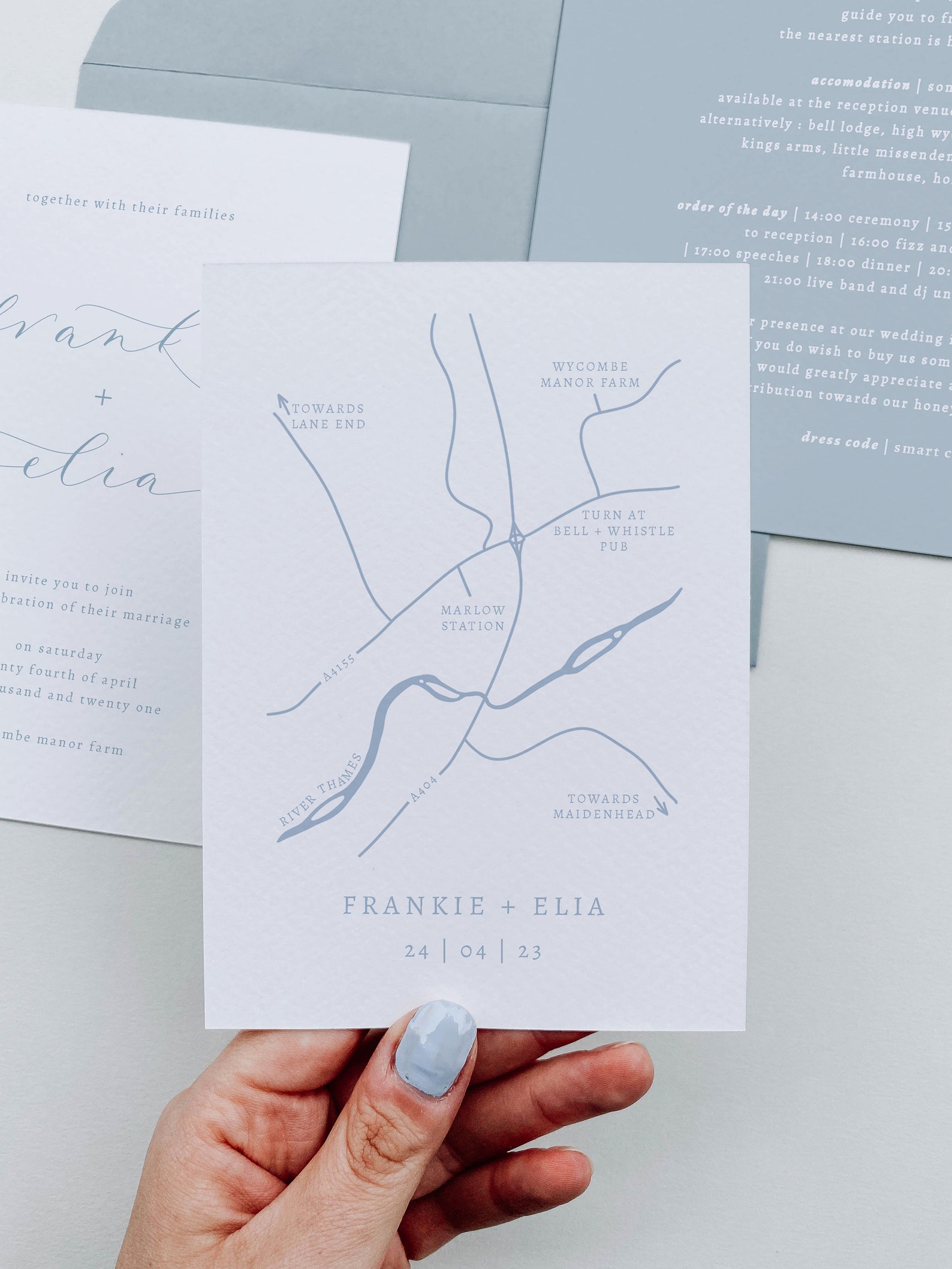 Custom Wedding Map Design Digital Design of Map Card Insert - Etsy