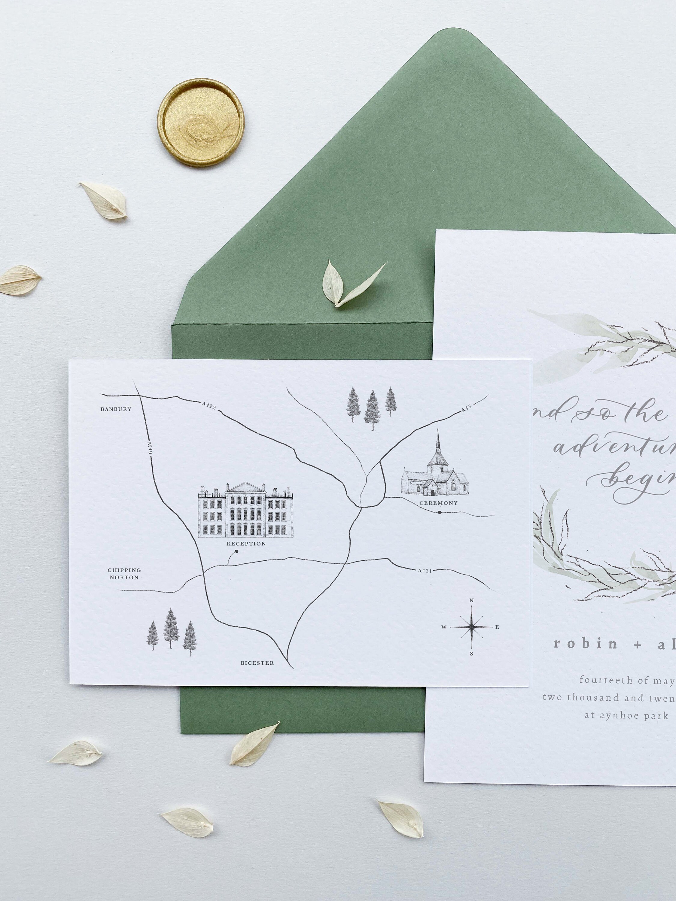 Custom Wedding Map Design Digital Design of Directions Card - Etsy