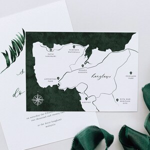 Custom Wedding Map Design Digital Design of Map Card Insert - Etsy