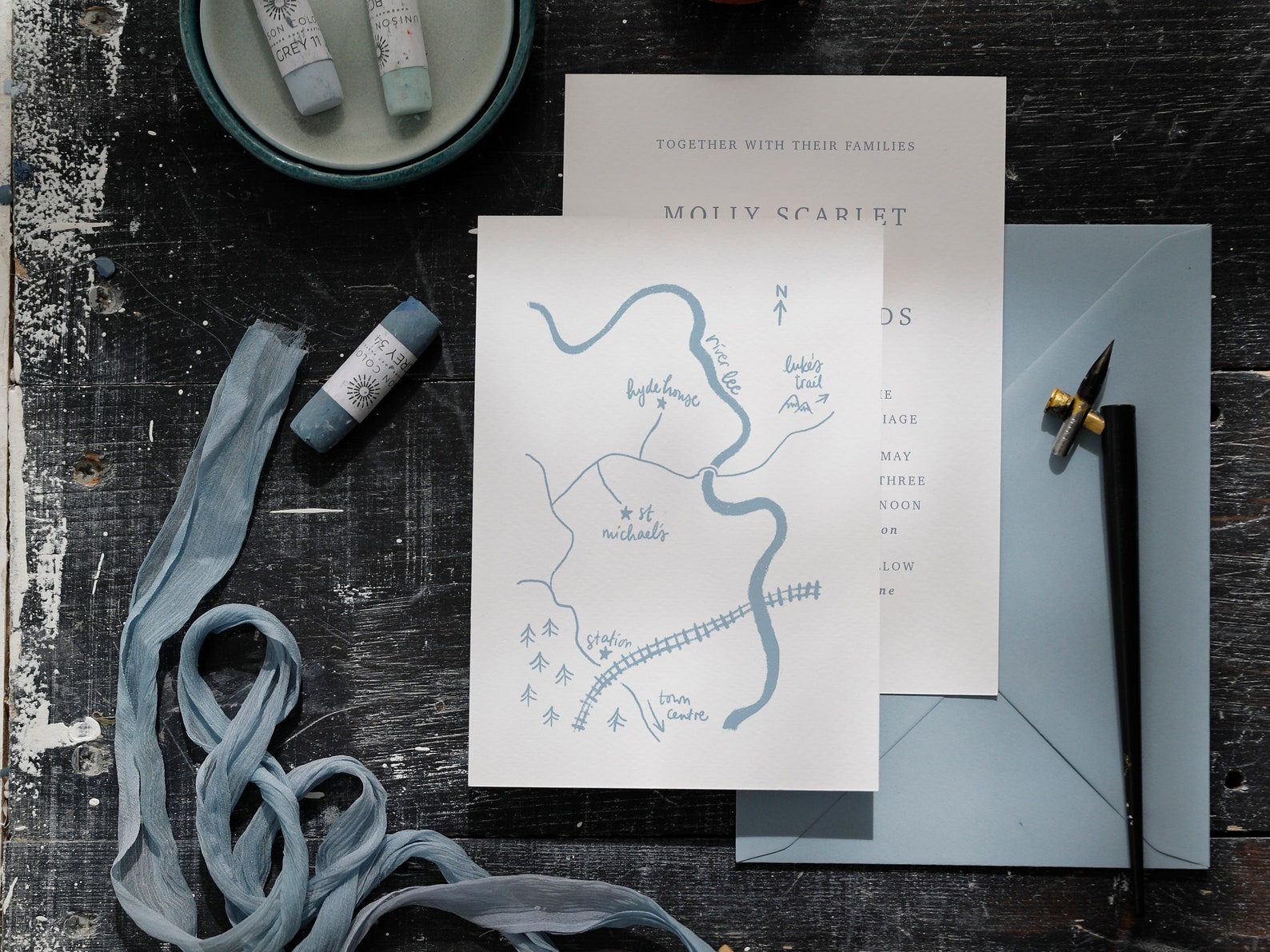 Custom Wedding Map Design Digital Design of Map Card Insert - Etsy