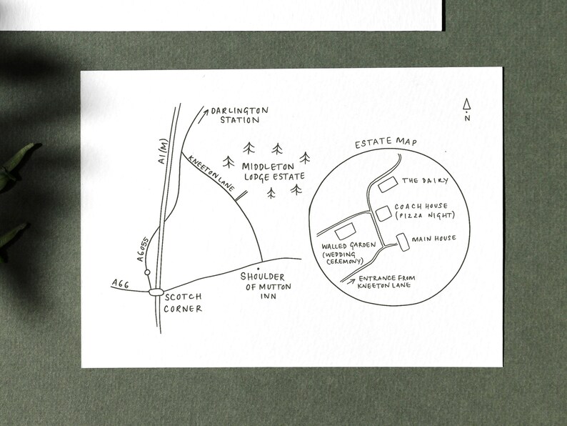 Custom Wedding Map Design Digital Design of Map Card Insert - Etsy
