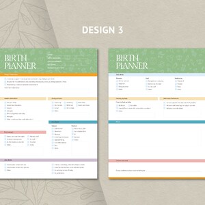 Birth Plan Template It's a Boy/girl and Gender Neutral Birth Preference ...