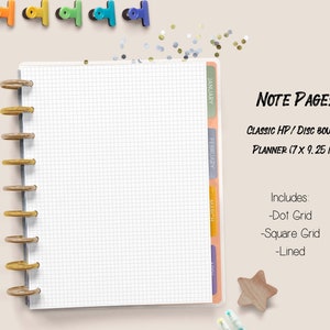 Printable Note Pages (classic Happy Planner) - Etsy