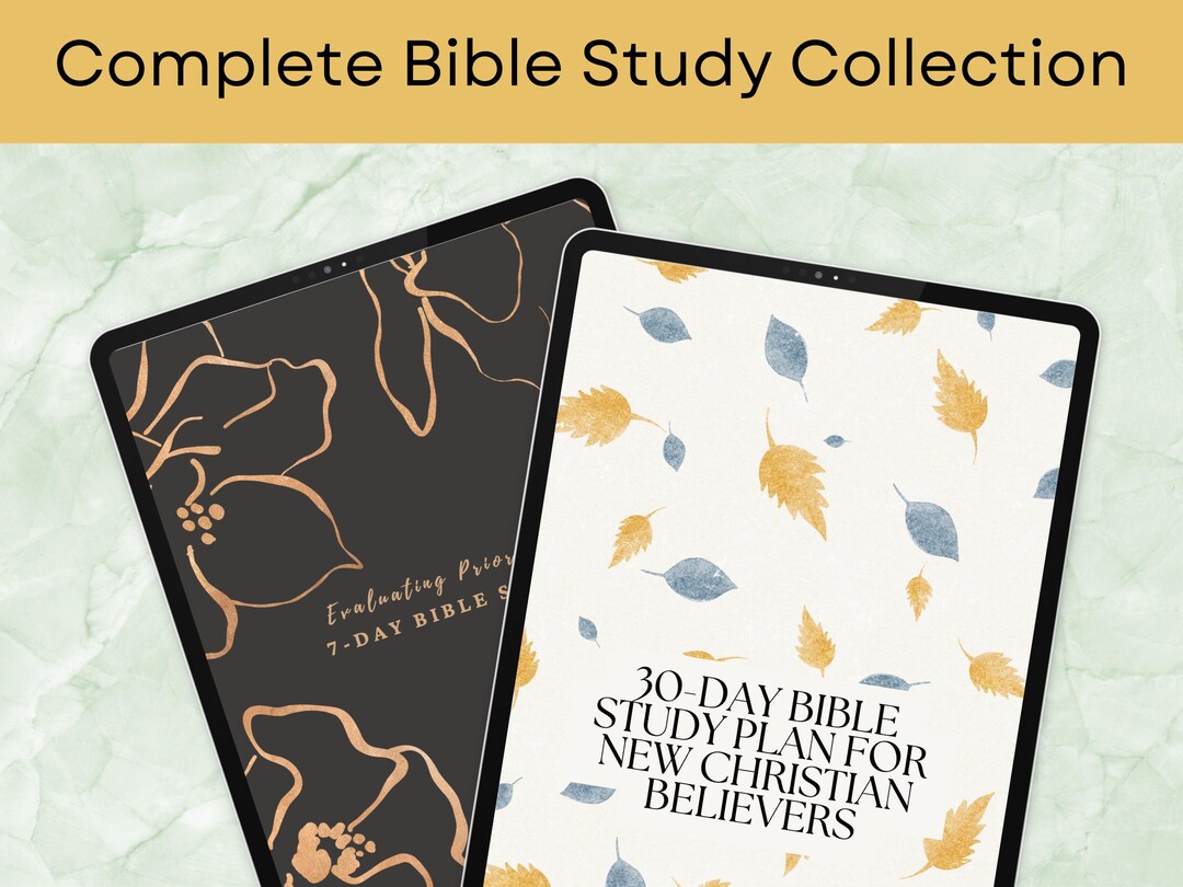 Complete Bible Study Collection | 8 Printable Studies | Christian ...