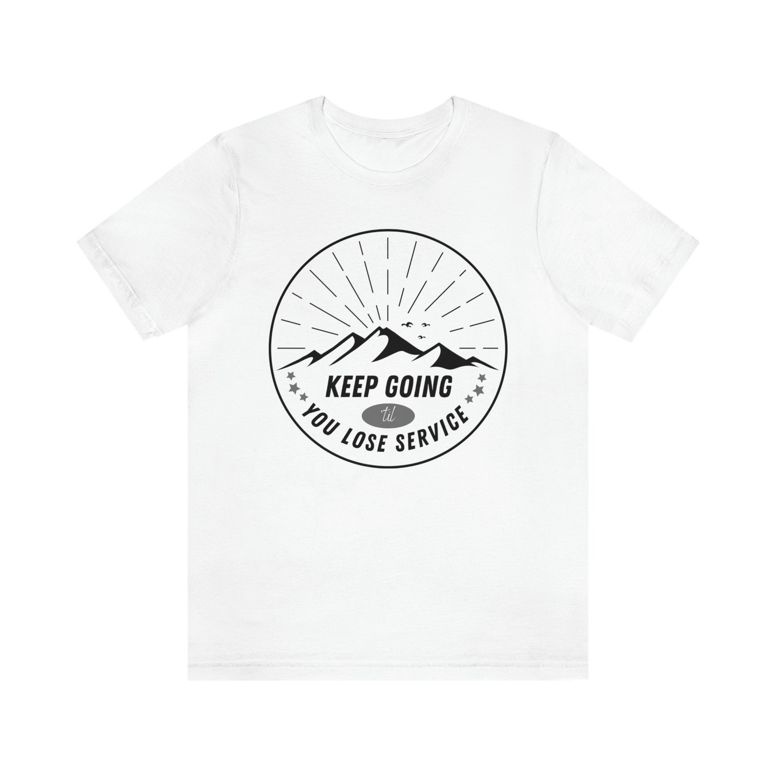 Lose Service Hiking Tee | Outdoors Adventure Graphic Shirt - Etsy