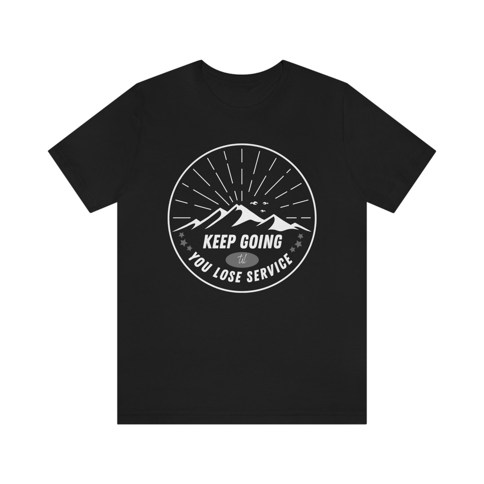 Lose Service Hiking Tee | Outdoors Adventure Graphic Shirt - Etsy