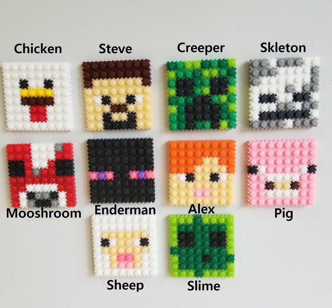 DIY Minecraft PIXEL Mini-Block Kits Make your own Minecraft | Etsy