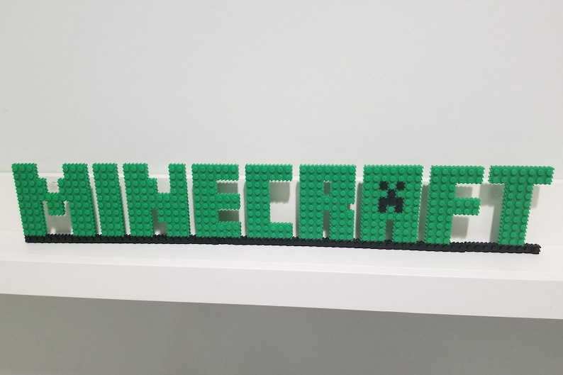 Make Your Own DIY Minecraft Decor Sign PIXEL Mini-block Kits | Etsy