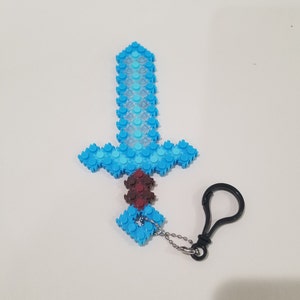 DIY Minecraft Pixel Mini-brick KIT - Sword, Tools and Logo Sign - Etsy
